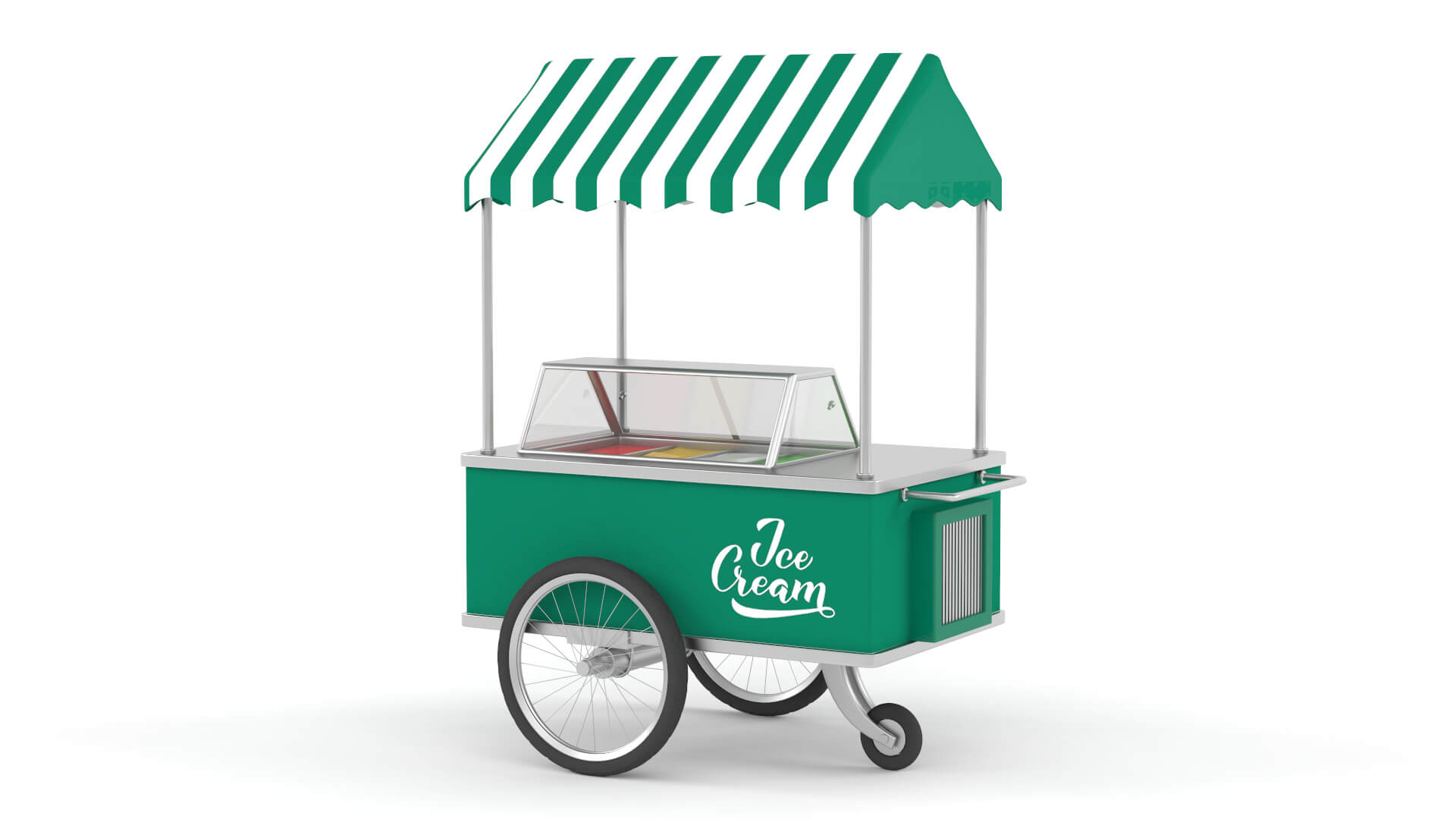 Ice Cream Cart - 3D Model by Javidan
