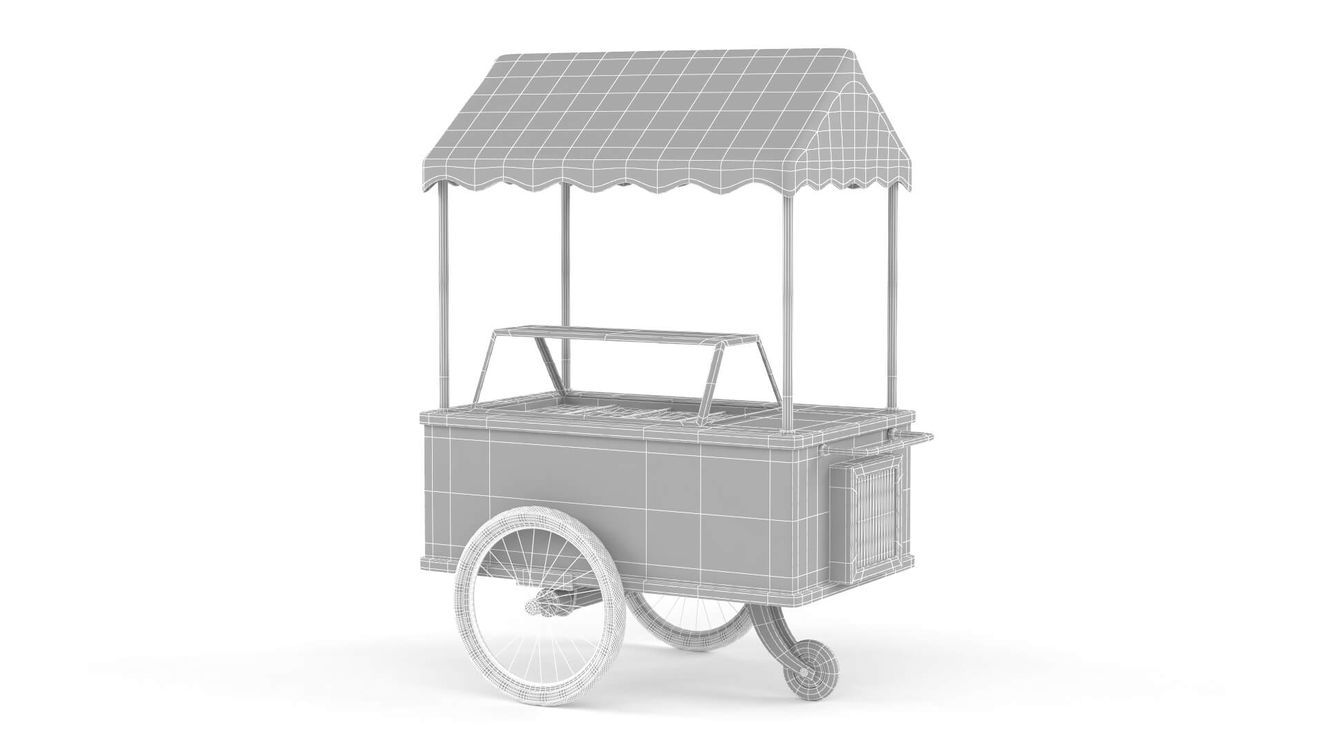 Ice Cream Cart - 3D Model by Javidan