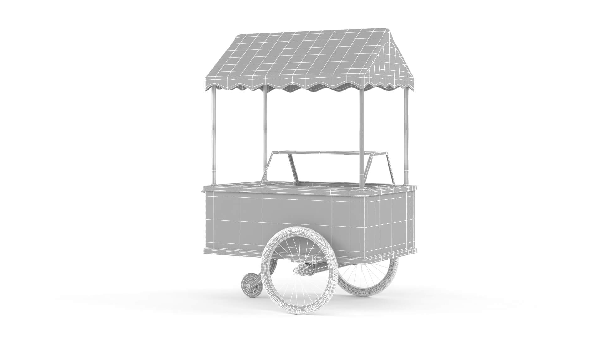 Ice Cream Cart - 3D Model by Javidan