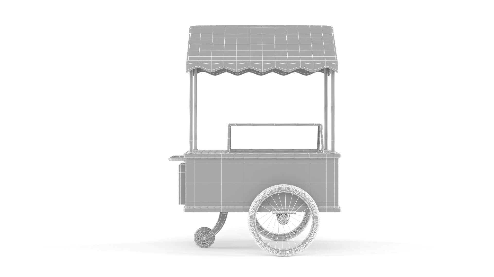 Ice Cream Cart - 3D Model by Javidan