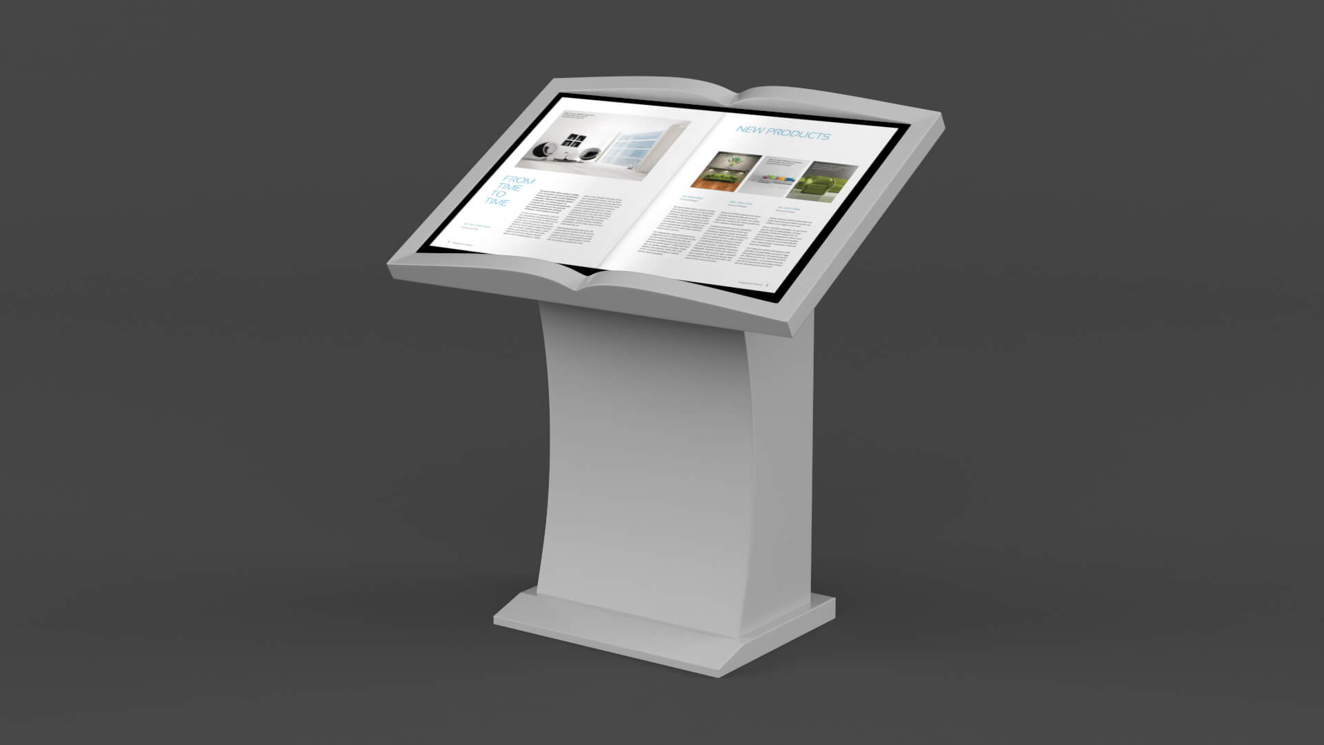 Information Kiosk - 3D Model by Javidan