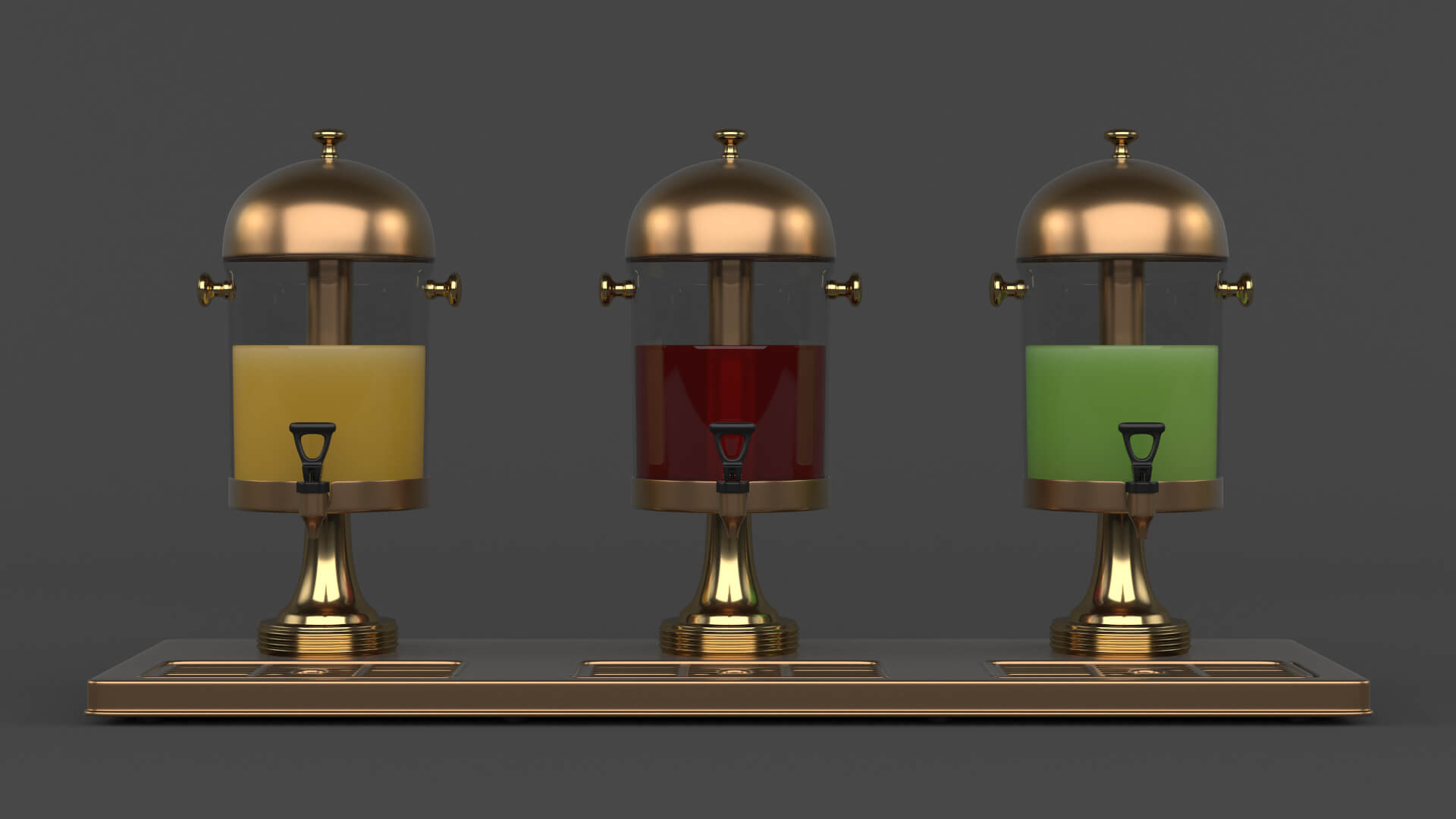 Juice Dispenser - 3D Model by Javidan