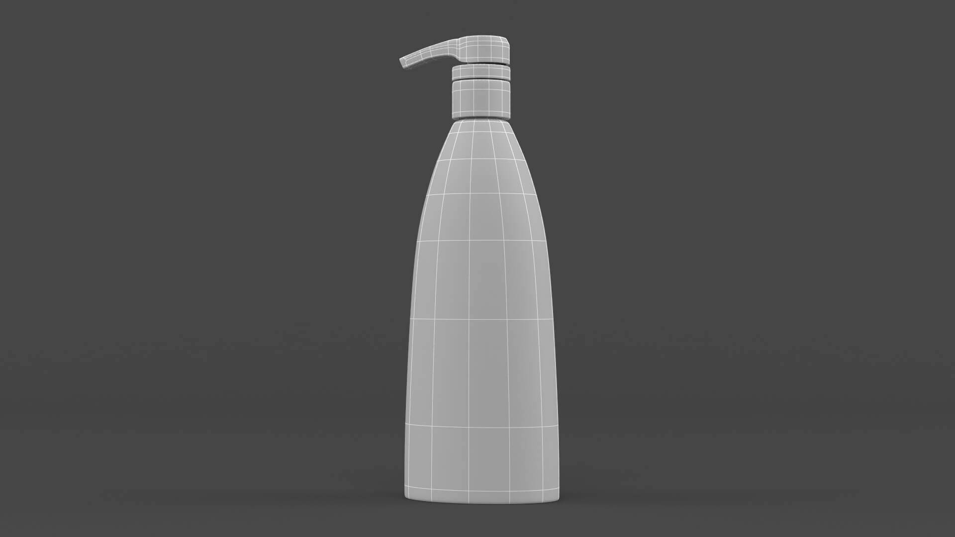 Lotion Bottle of Shampoo - 3D Model by Javidan