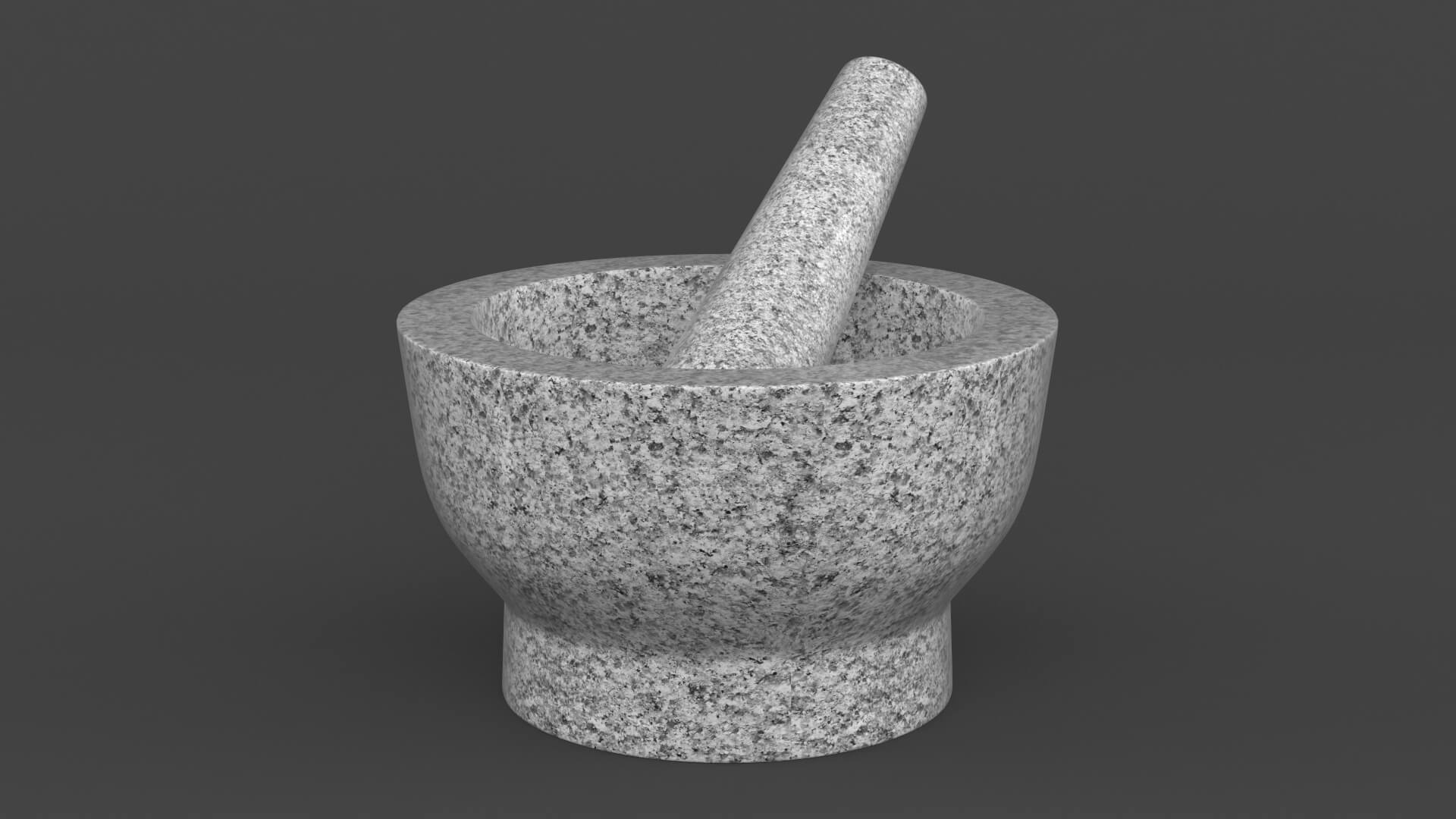Mortar and Pestle - Free 3D Model by Javidan