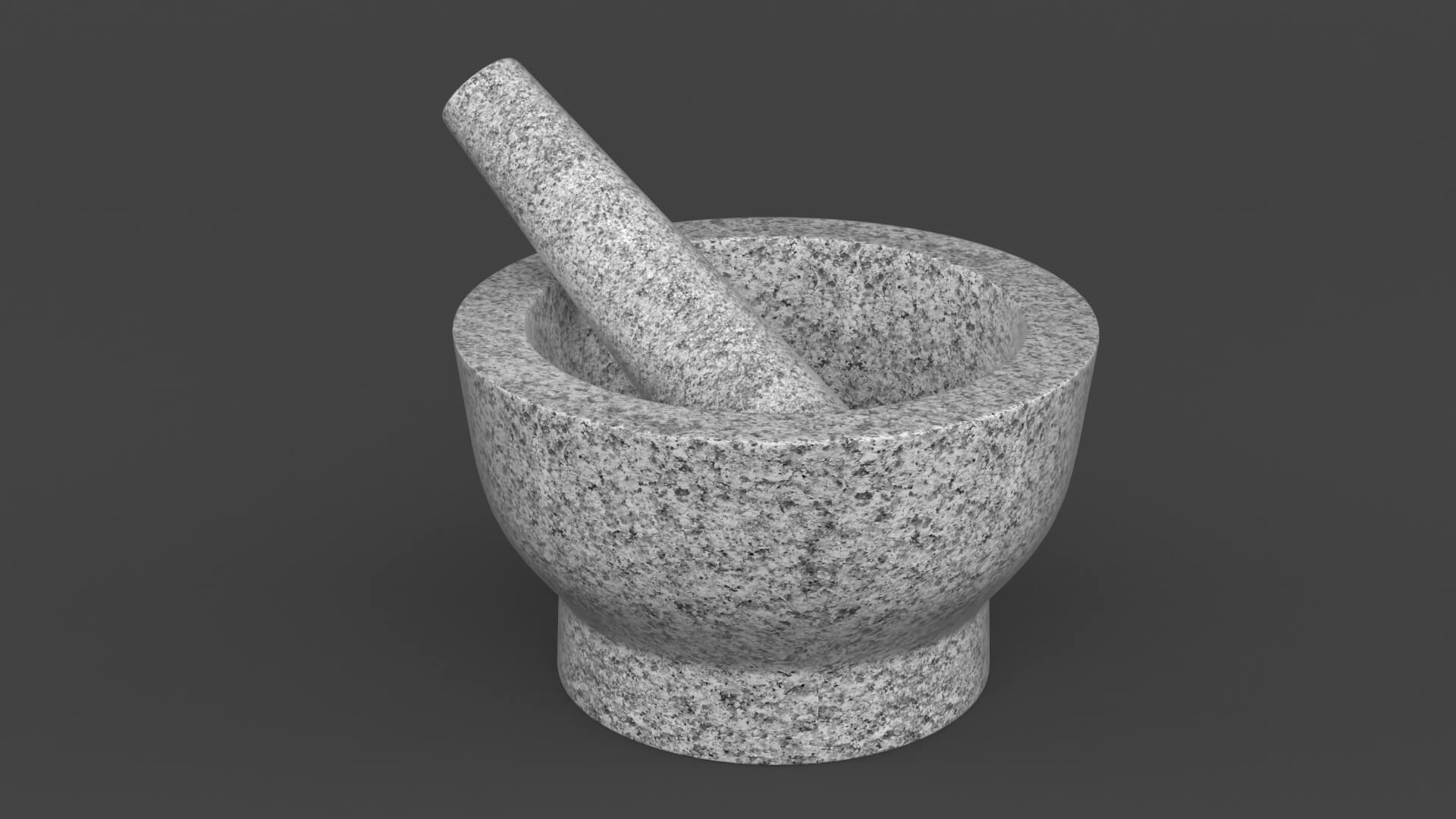 Mortar and Pestle - Free 3D Model by Javidan