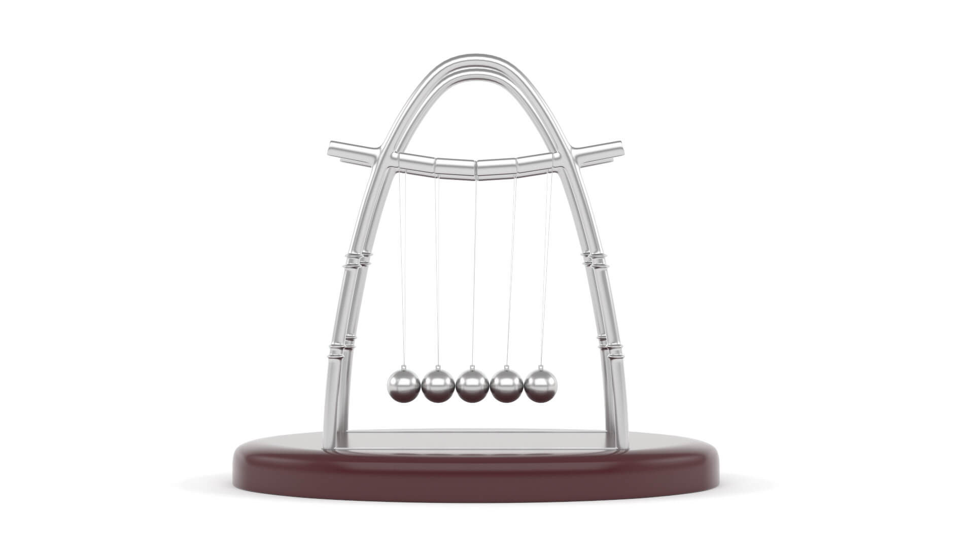Newtons Cradle - 3D Model by Javidan