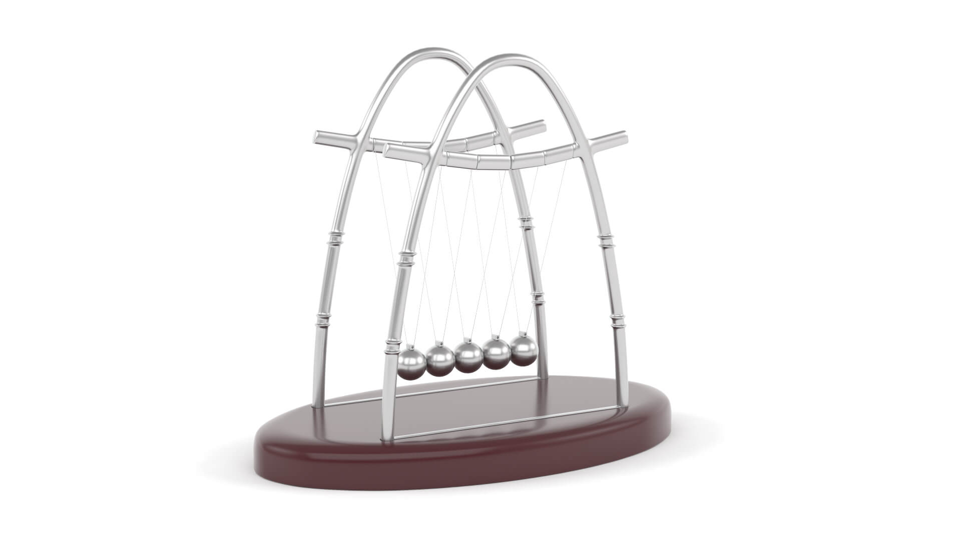Newtons Cradle - 3D Model by Javidan