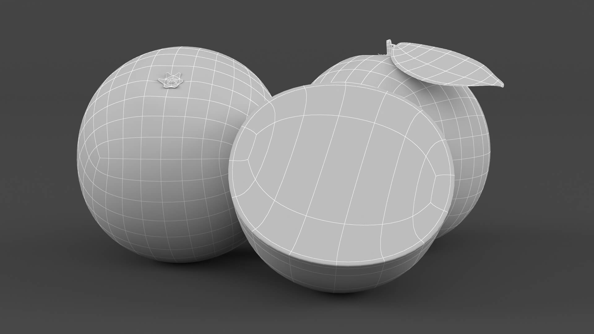 Orange Fruit Model by Javidan