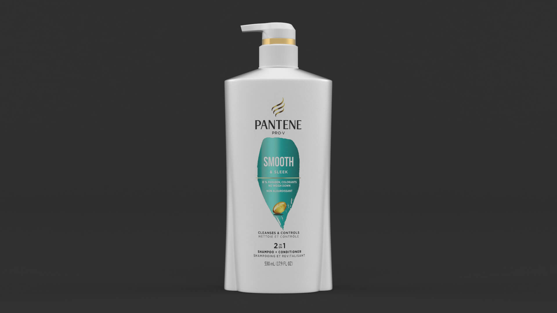Pantene Pavelle Shampoo Mockup - 3D Model by Javidan