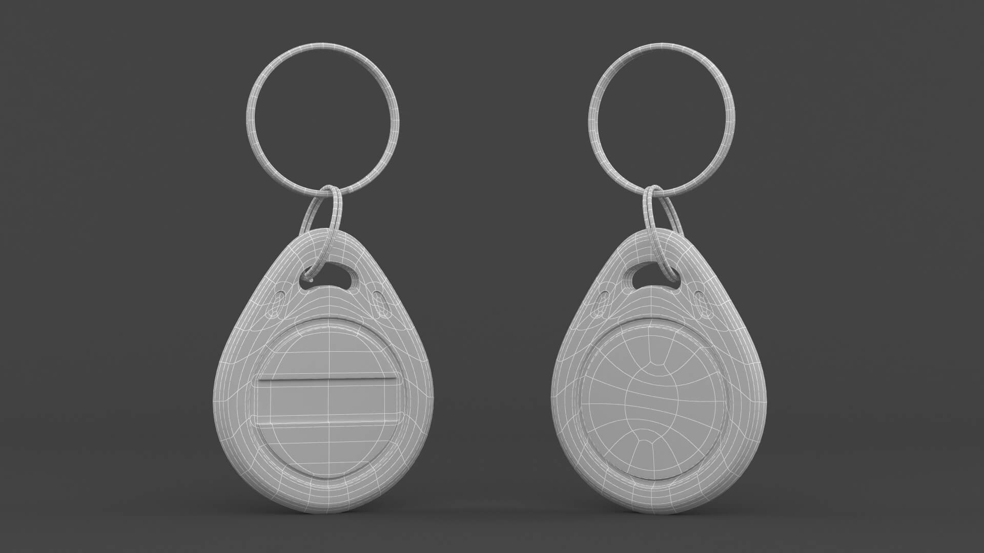 RFID Key Tag - Free 3D Model by Javidan