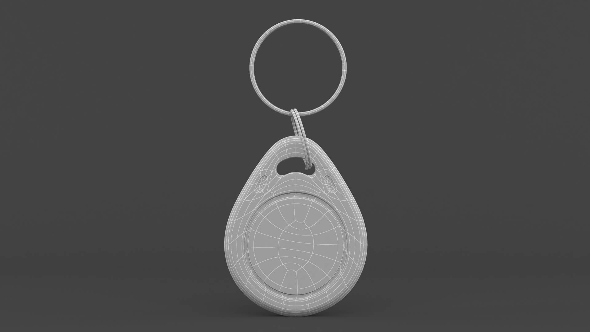 RFID Key Tag - Free 3D Model by Javidan