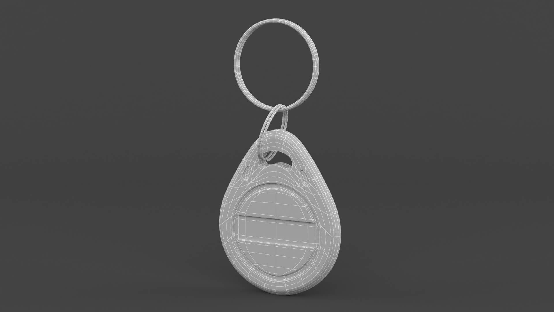 RFID Key Tag - Free 3D Model by Javidan