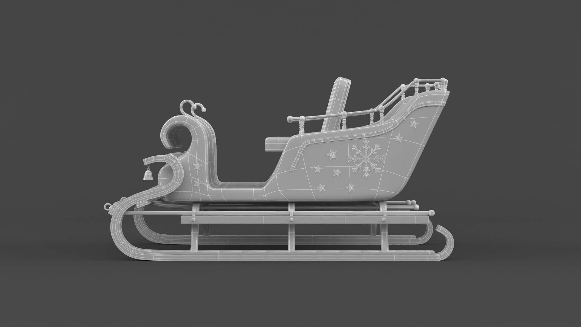 Santa Sleigh Model by Javidan