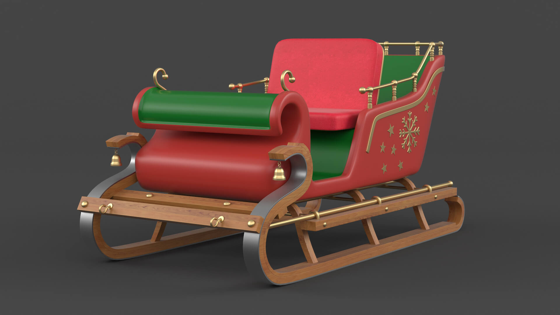 Santa Sleigh Model by Javidan