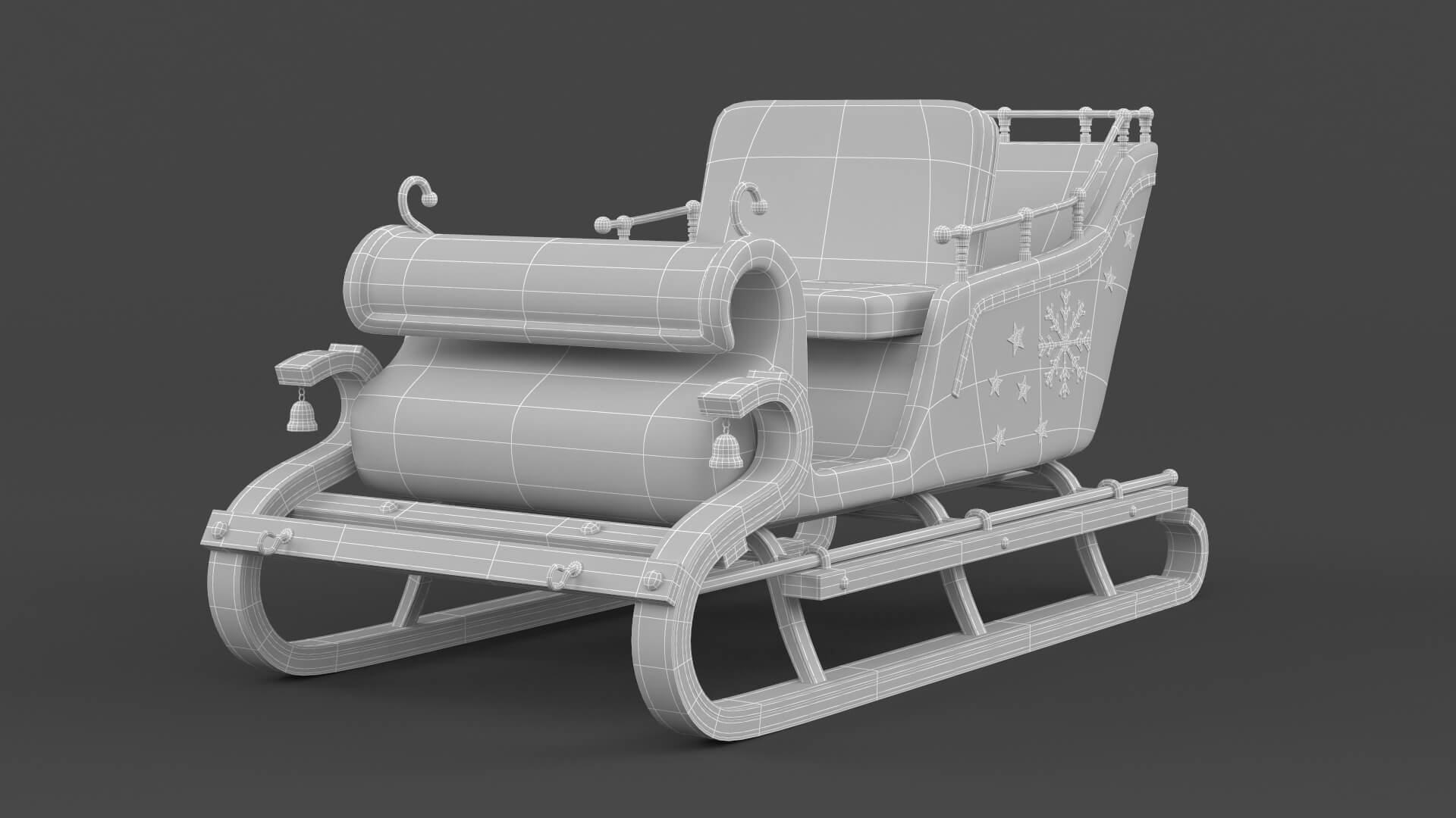 Santa Sleigh Model by Javidan
