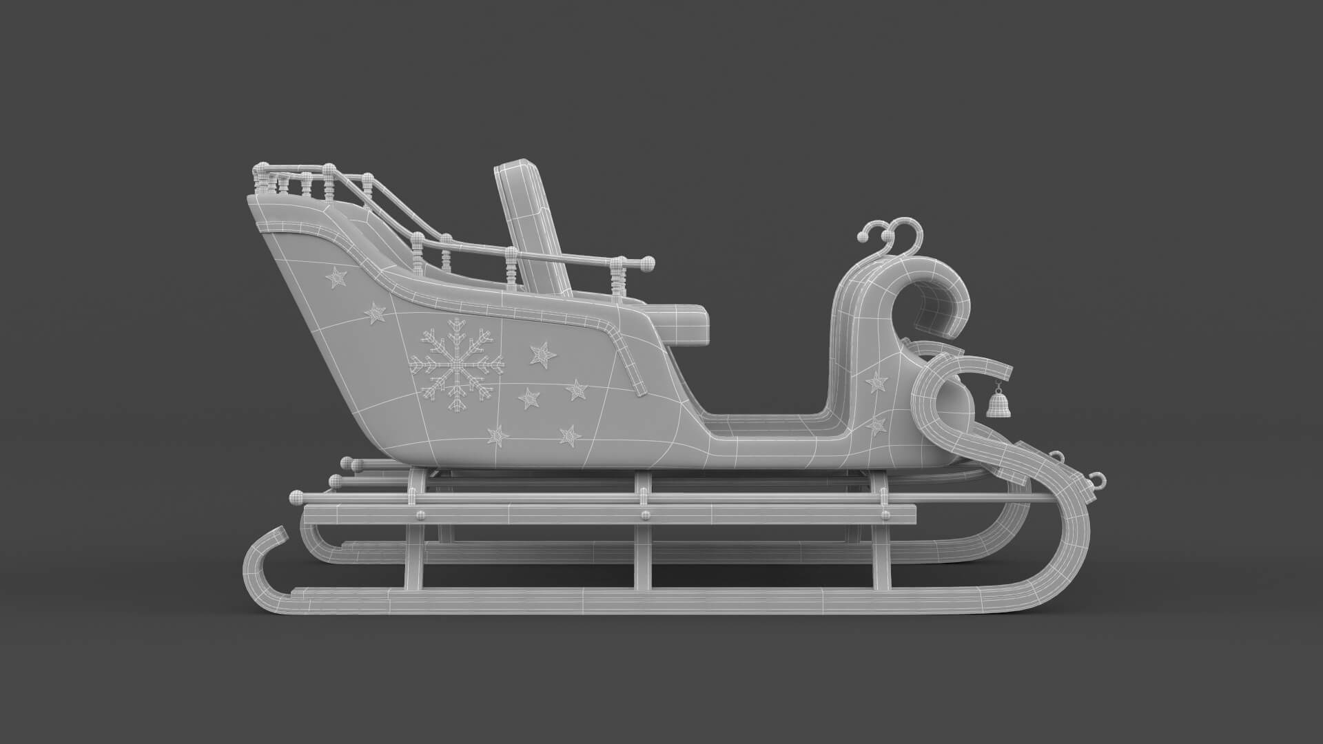Santa Sleigh Model by Javidan