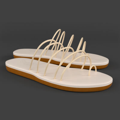 Slide Sandal - 3D Model by Javidan
