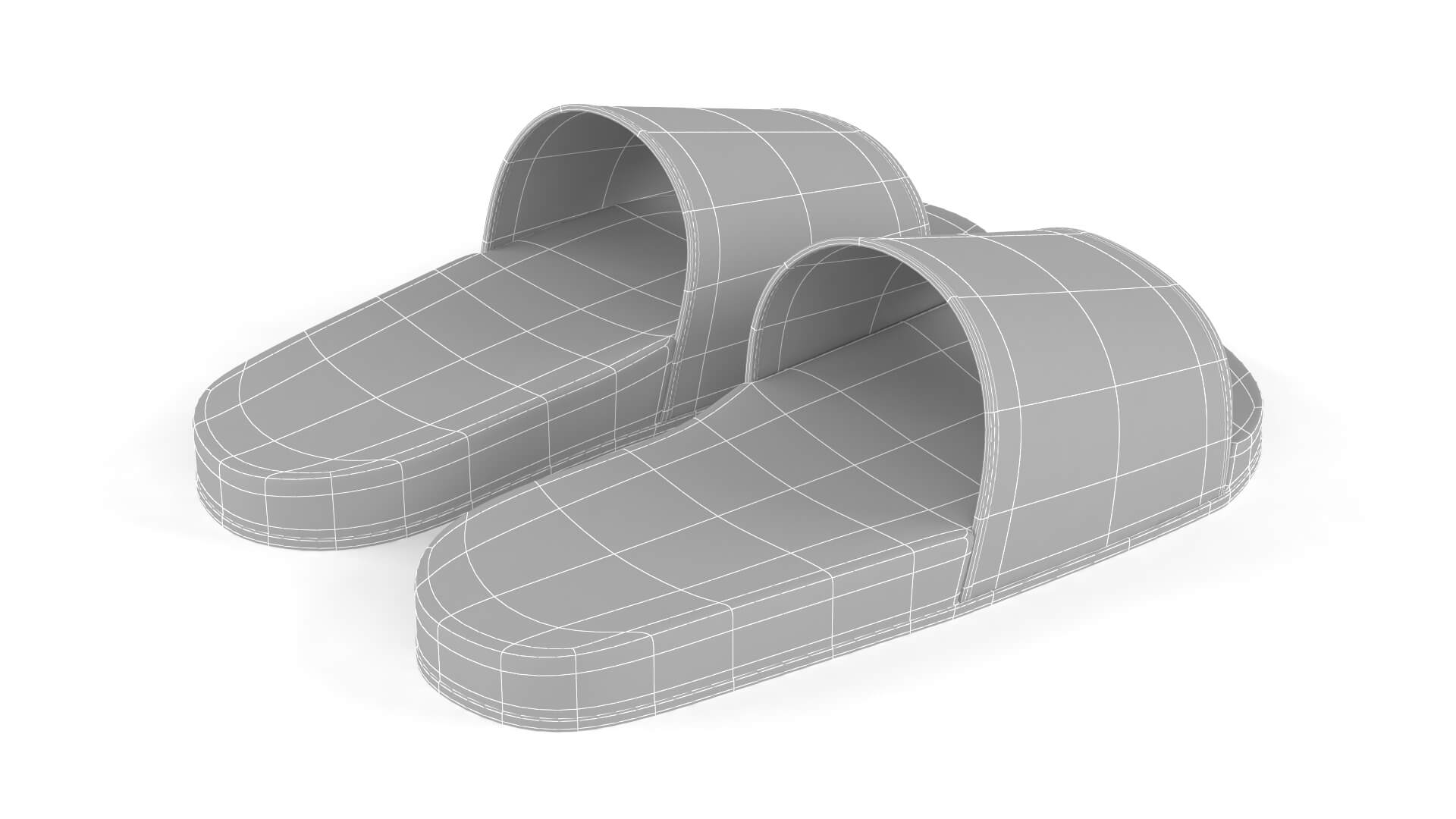 Slide Sandal - 3D Model by Javidan