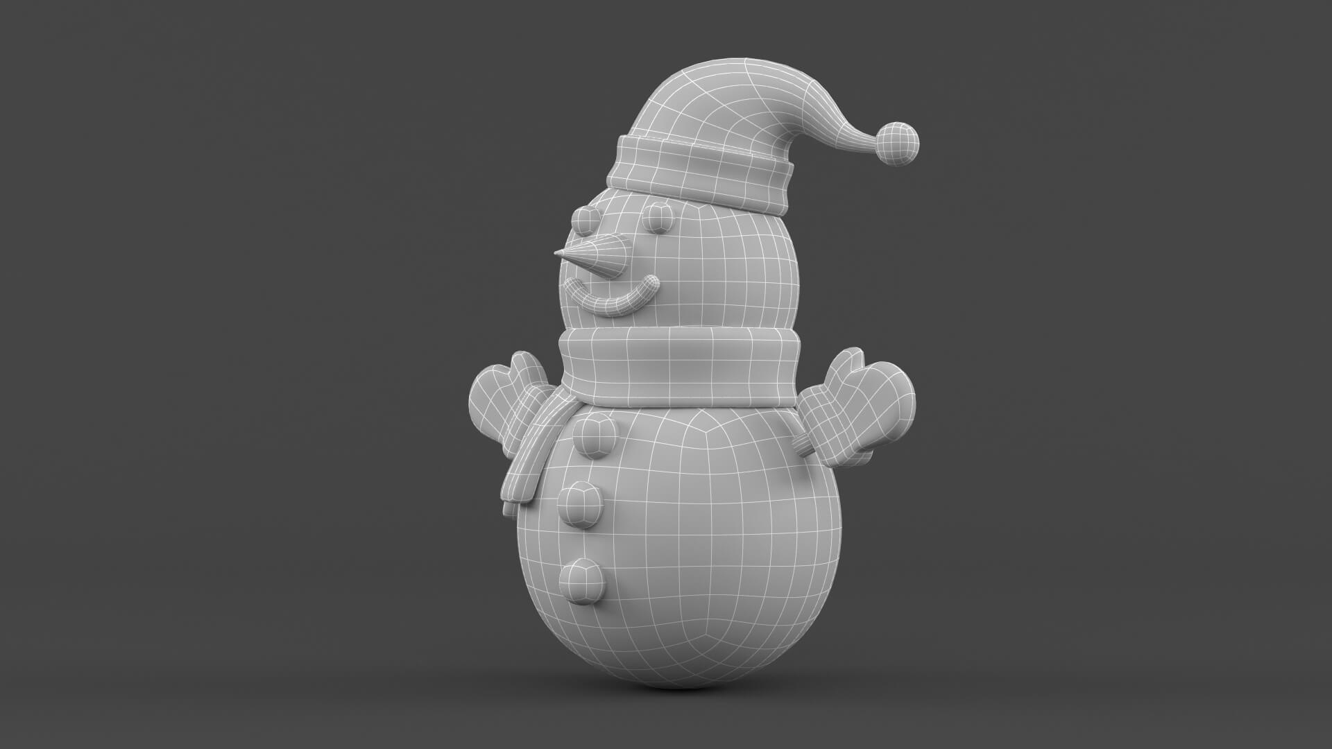 Snowman Model by Javidan