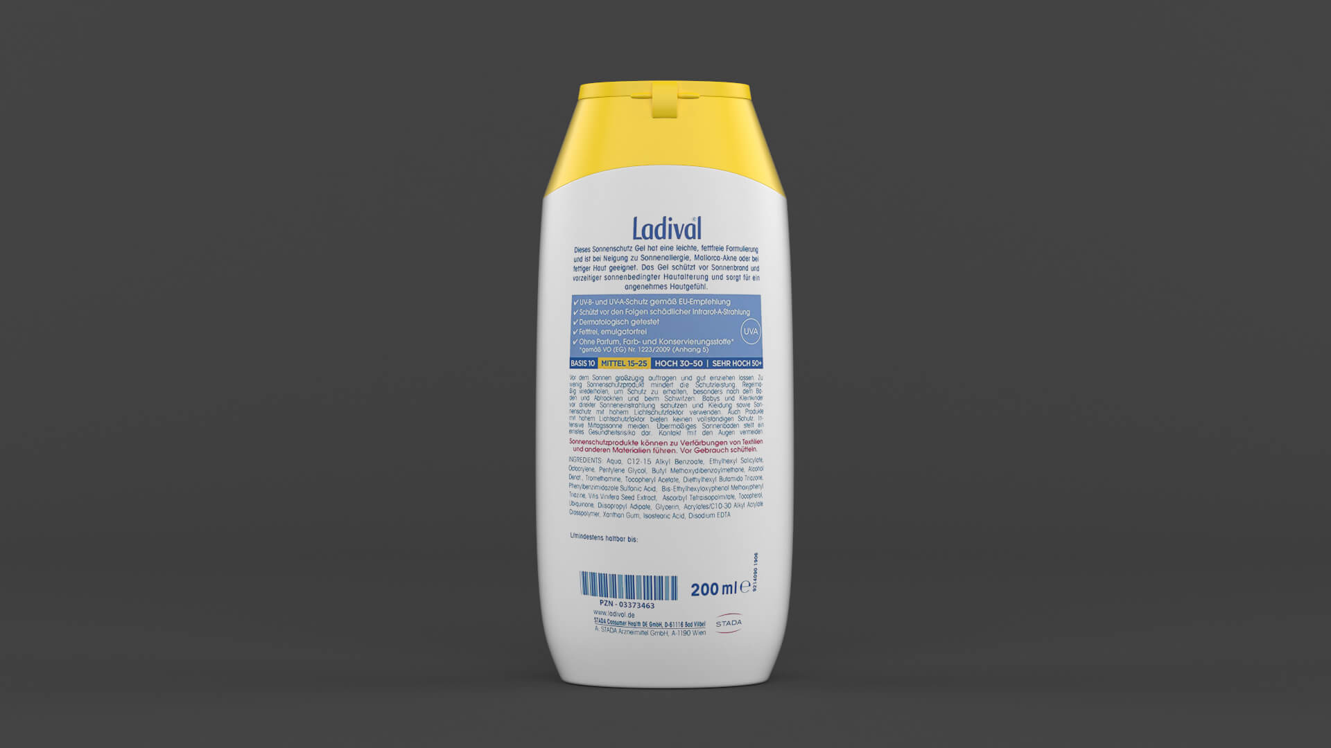 Sun Protection Gel - 3D Model by Javidan