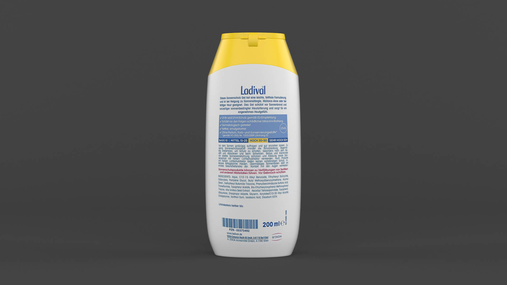 Sun Protection Gel - 3D Model by Javidan