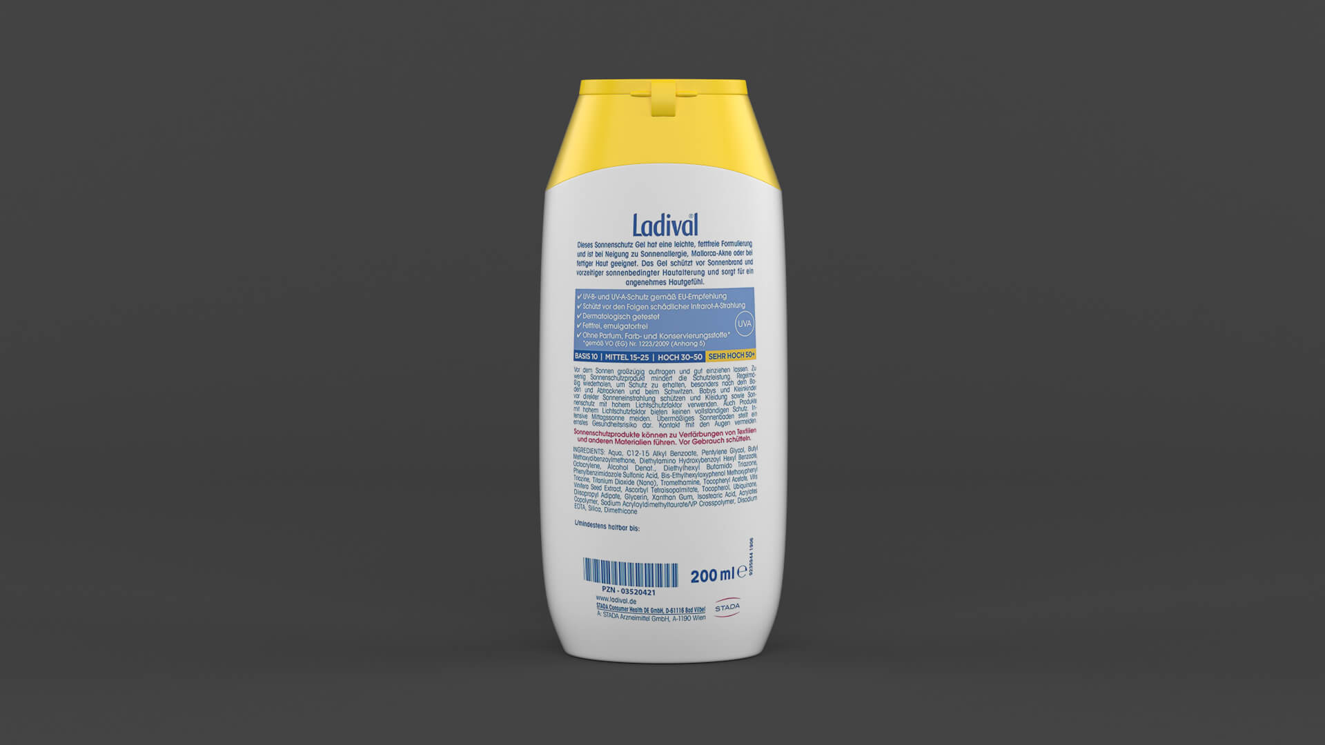 Sun Protection Gel - 3D Model by Javidan