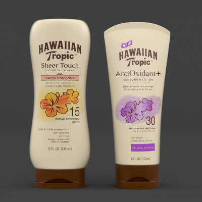 Sunscreen Lotion - 3D Model by Javidan