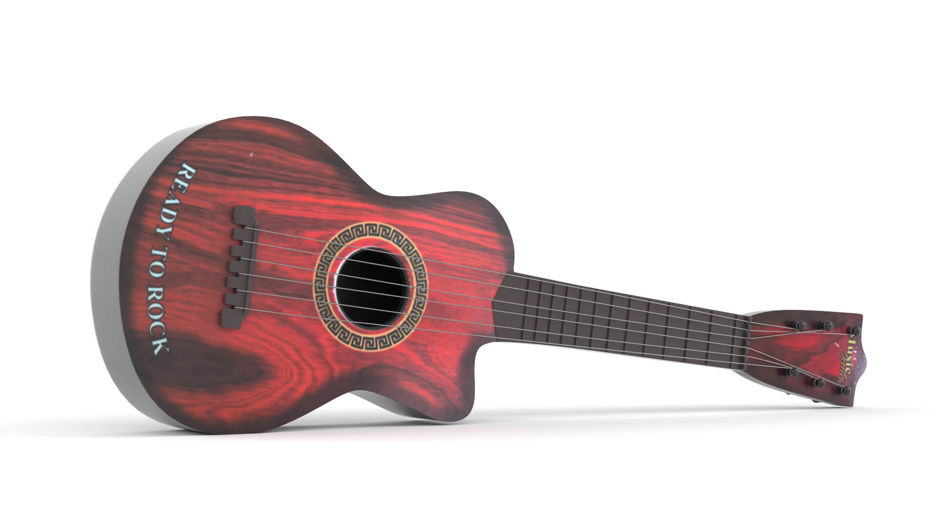 Toy Acoustic Guitar - 3D Model by Javidan