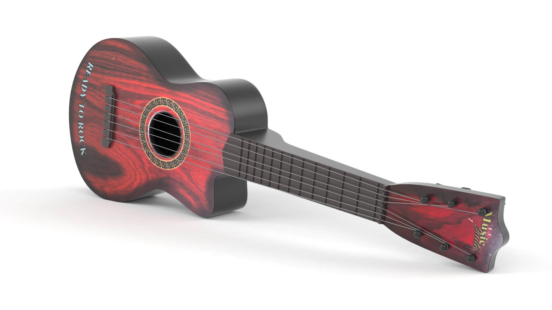Toy Acoustic Guitar - 3D Model by Javidan