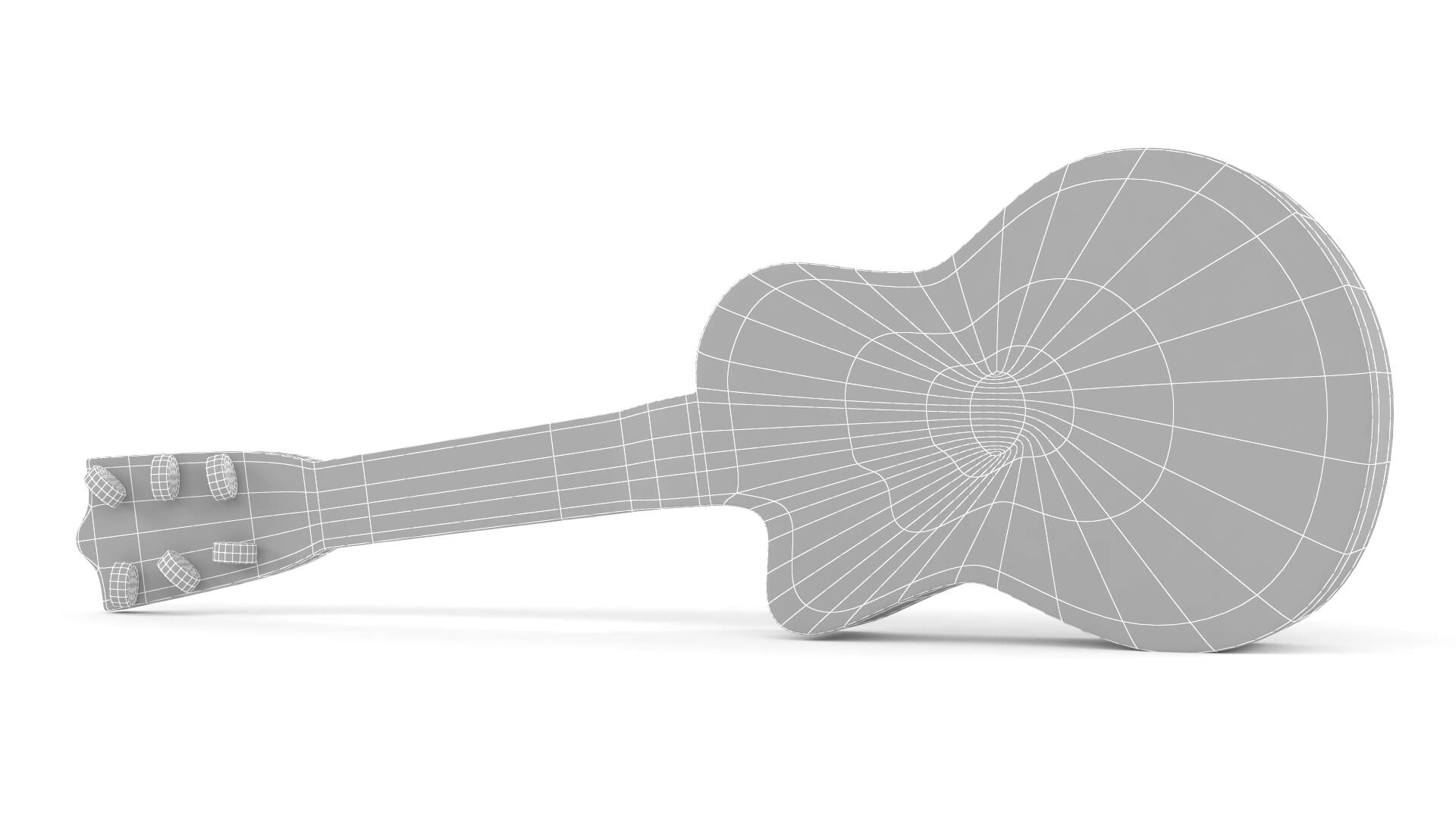 Toy Acoustic Guitar - 3D Model by Javidan