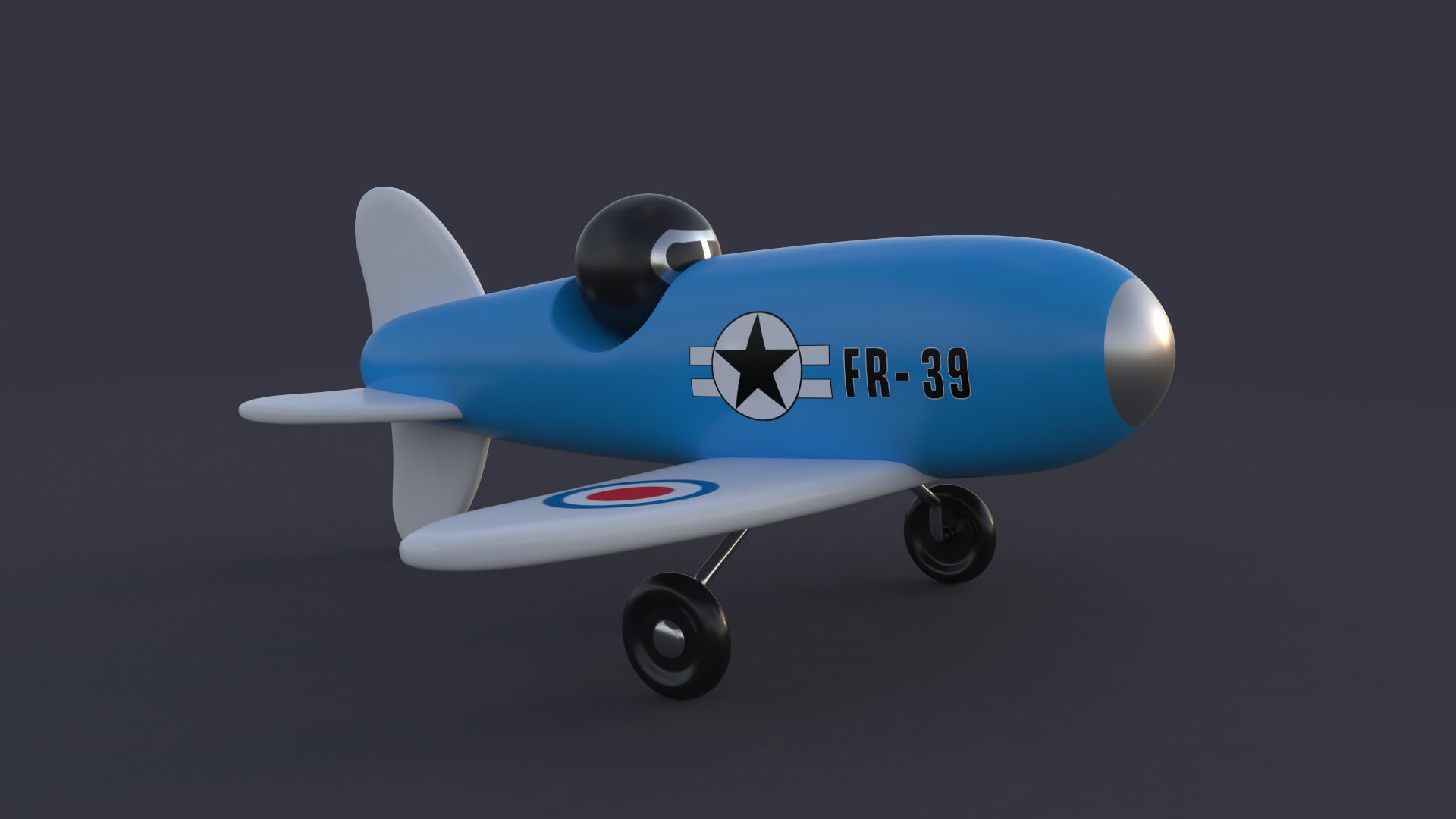 Toy Plane Model by Javidan
