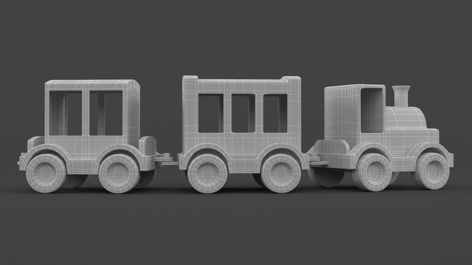 Toy Train - 3D Model by Javidan