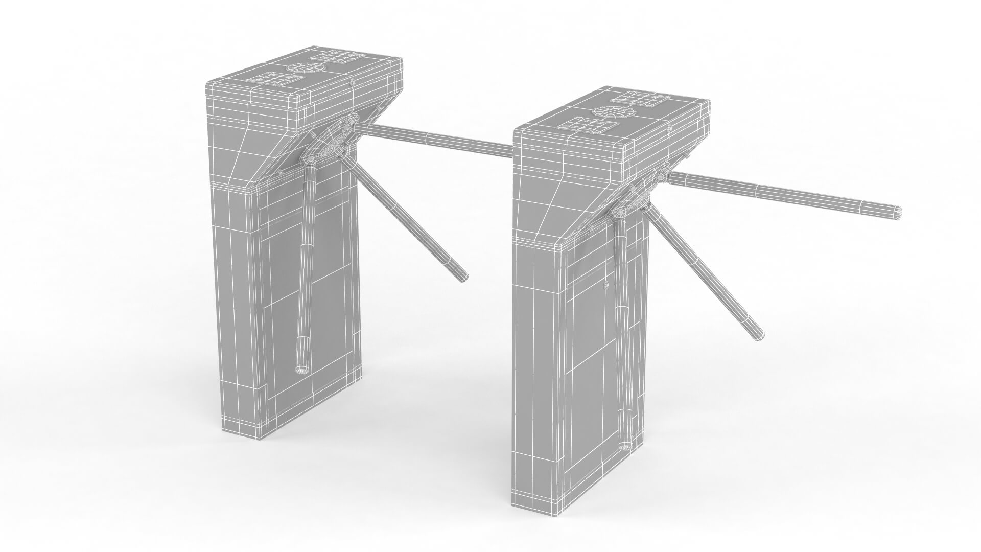 Turnstile Gate - 3D Model by Javidan