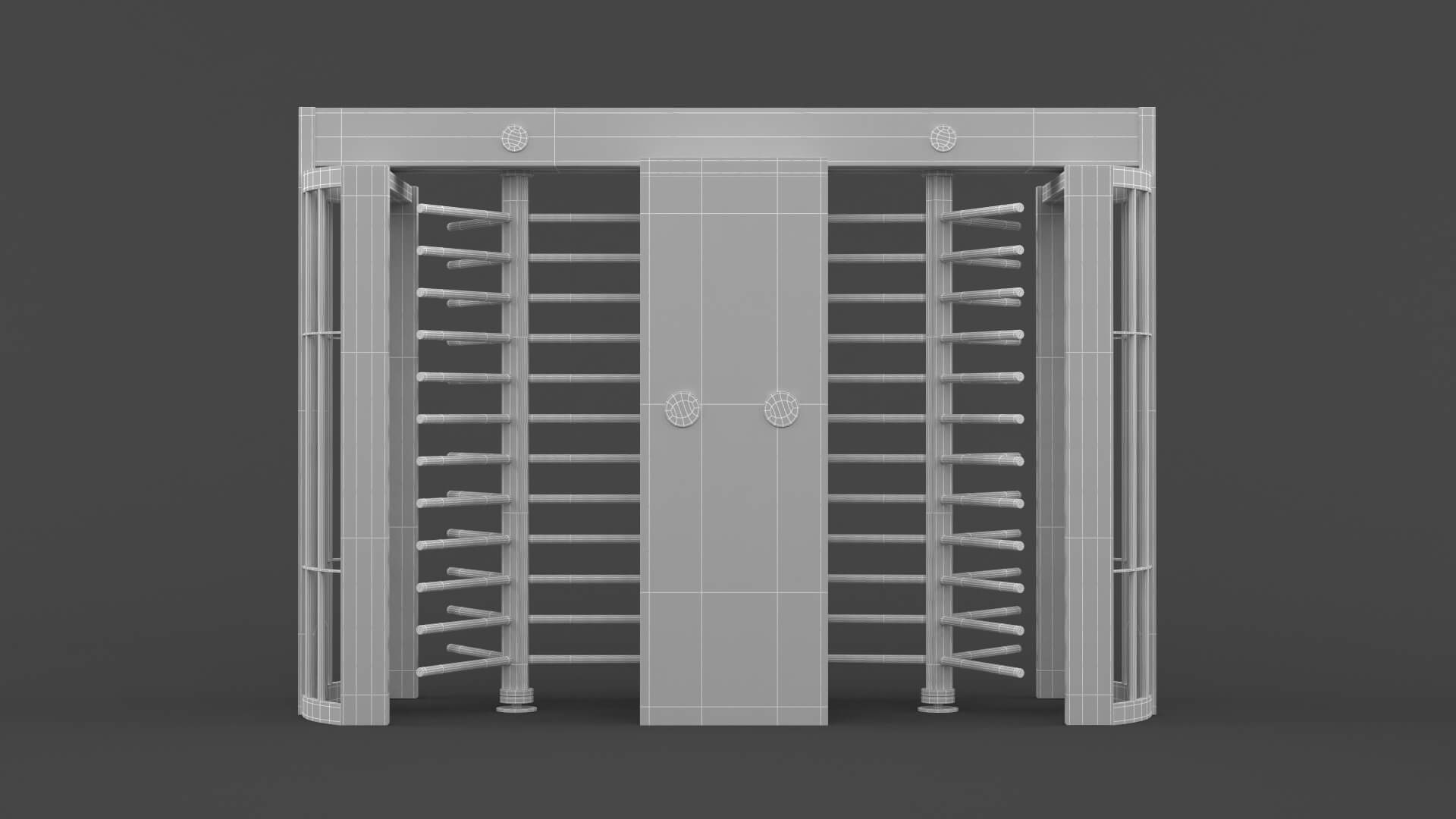 Turnstile Gate - 3D Model by Javidan