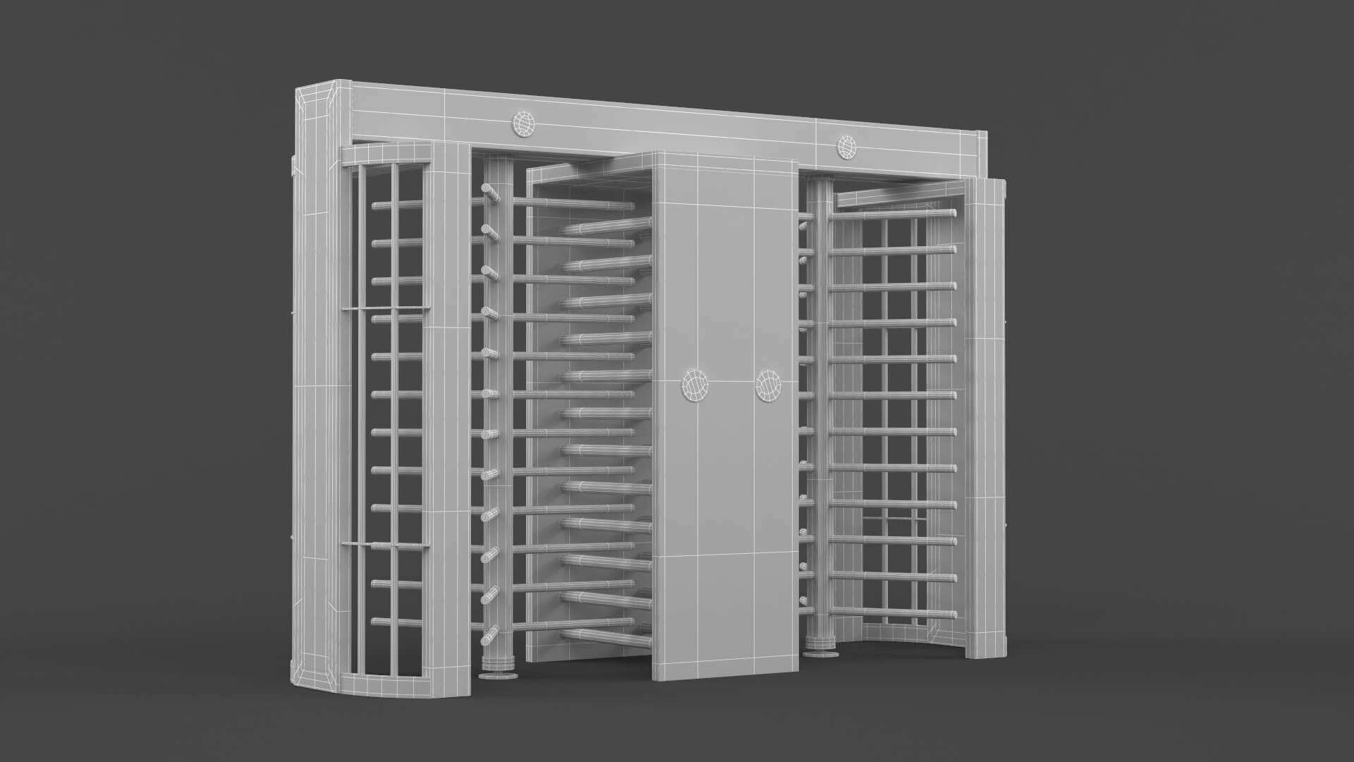 Turnstile Gate - 3D Model by Javidan