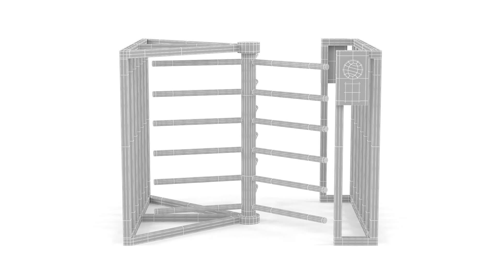 Turnstile Gate - 3D Model by Javidan