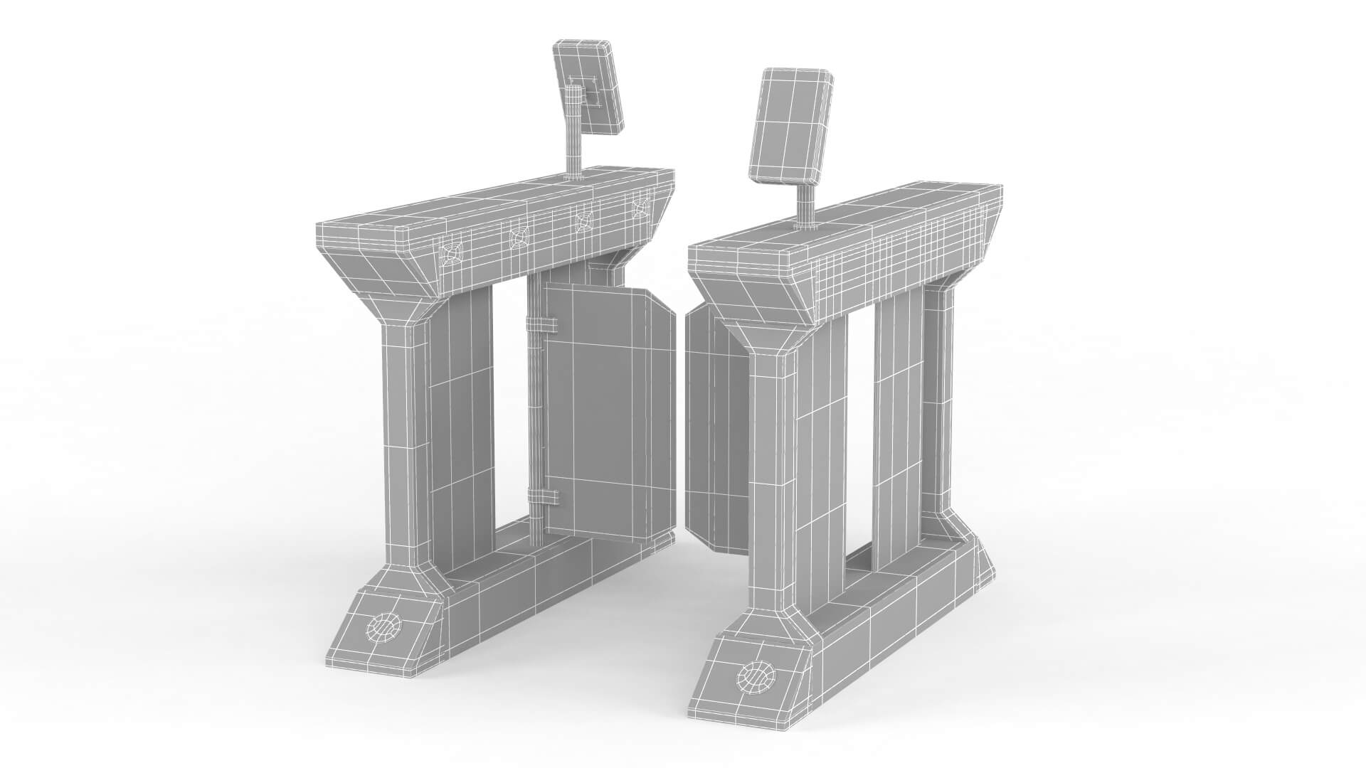 Turnstile Gate - 3D Model by Javidan