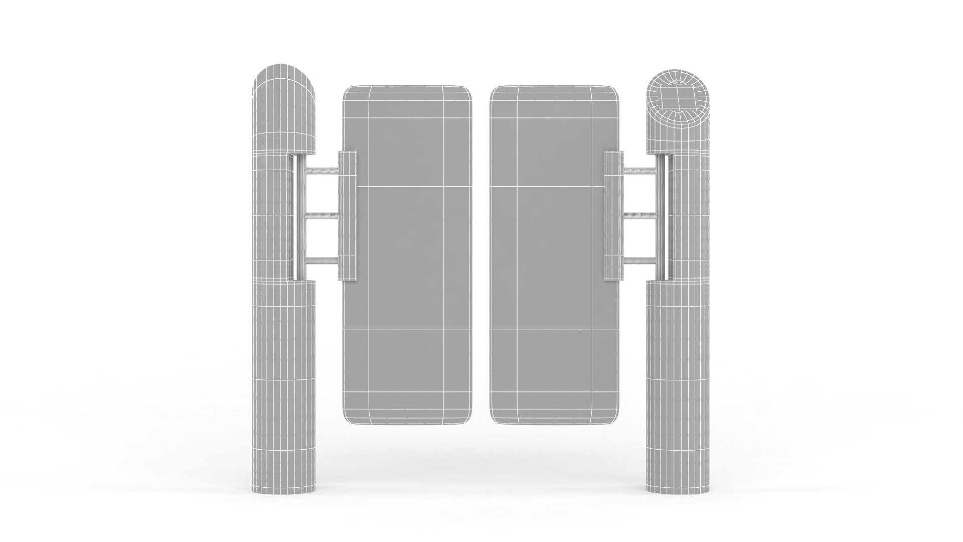 Turnstile Gate - 3D Model by Javidan