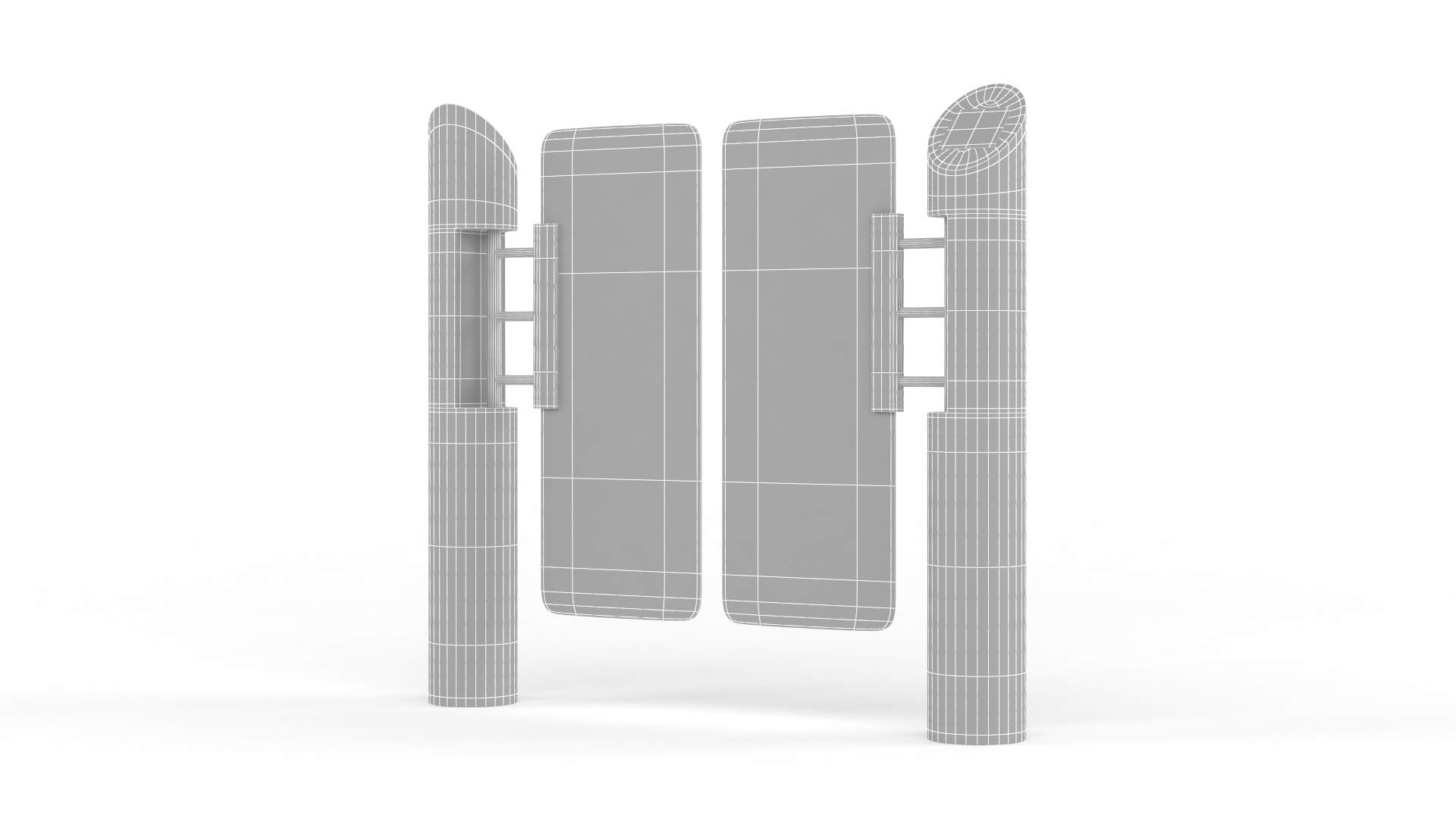 Turnstile Gate - 3D Model by Javidan
