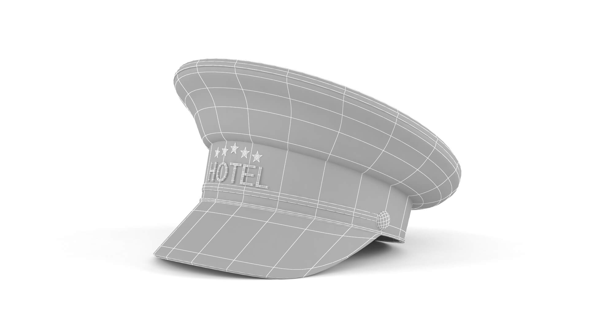 Uniform Caps - 3D Model by Javidan