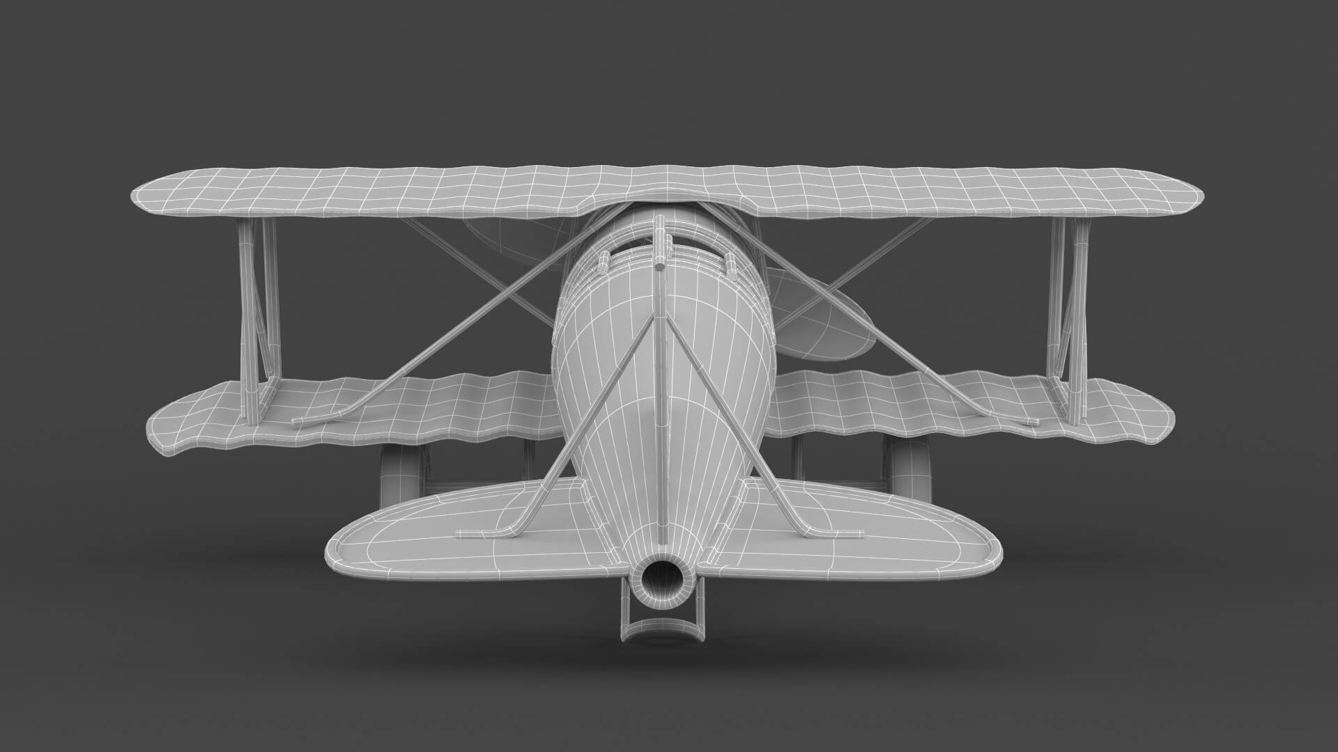Vintage Airplane - 3D Model by Javidan