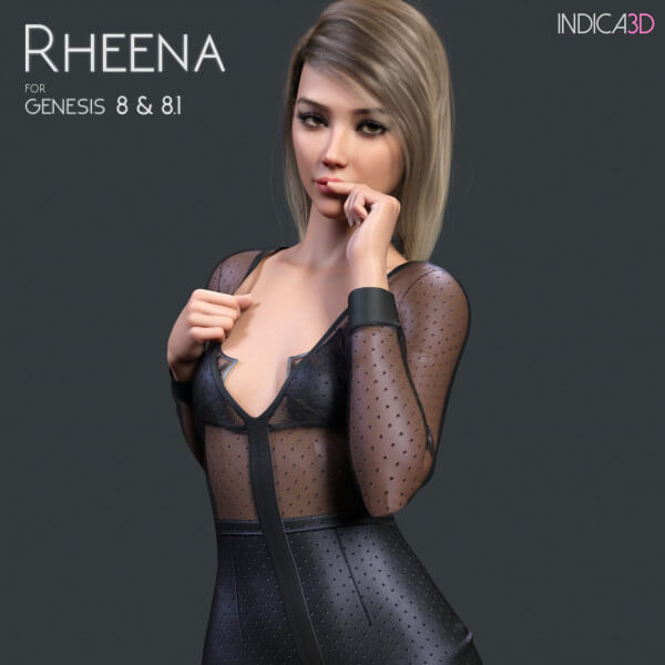 I3D Rheena for Genesis 8 and 8.1 Female 3D Render by javiiki