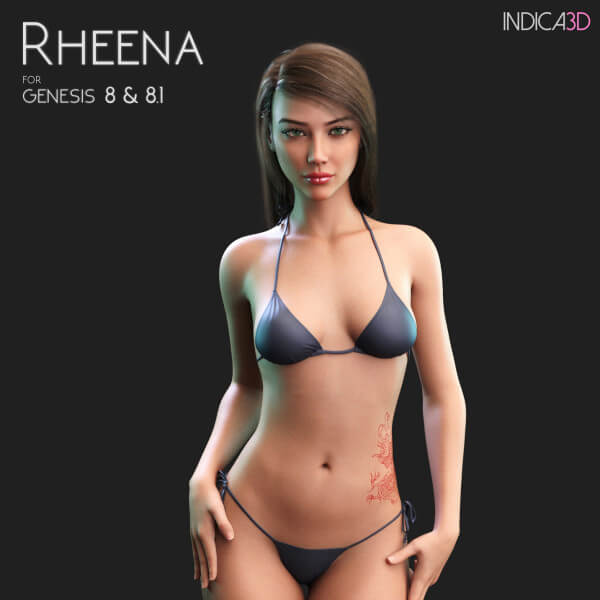 I3D Rheens for Genesis 8 and 8.1 Female 3D Render | RenderHub Gallery