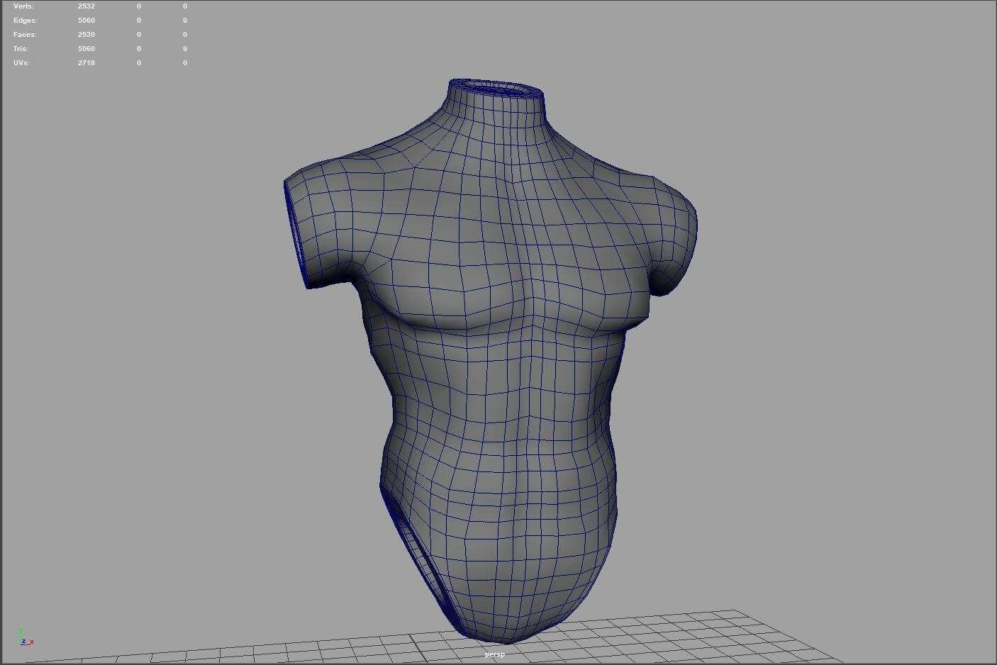 Human Abdomen - 3D Model by Jayanth kumar C