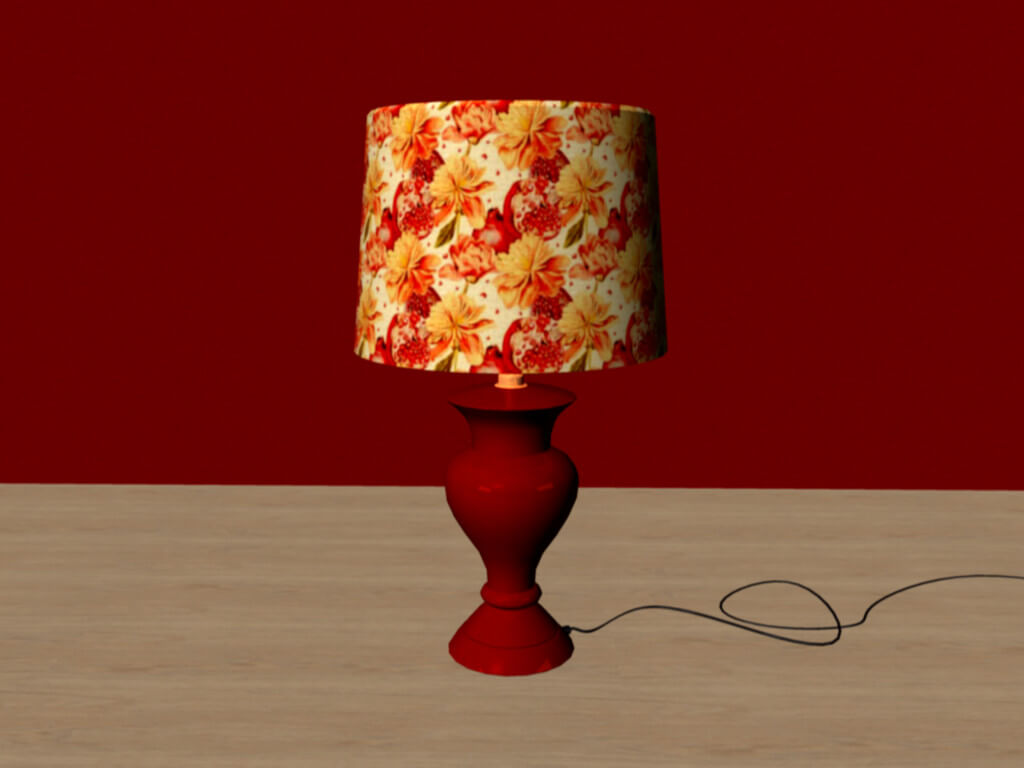 Table Lamp - 3D Model by JayK3D