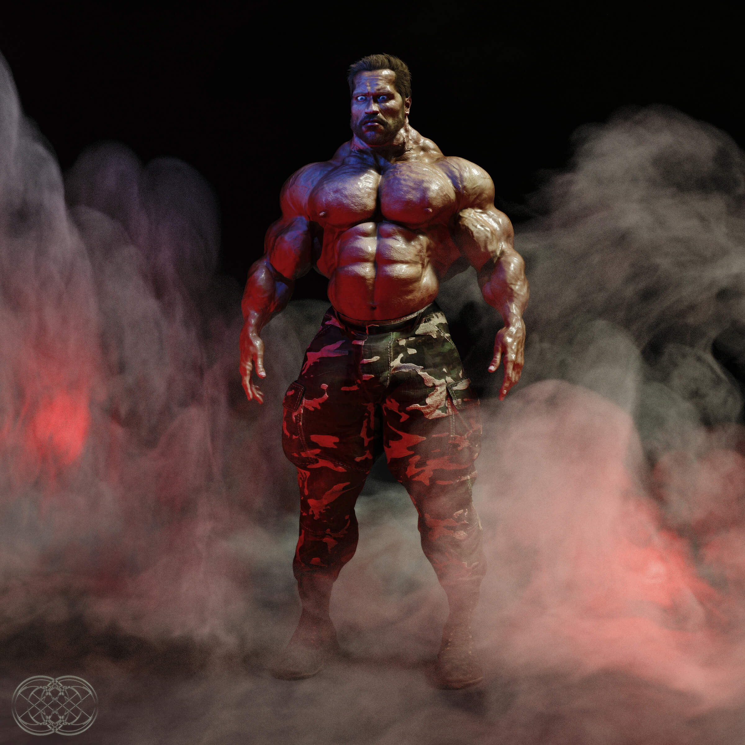The PREDATOR 3D Render, Digital Art by jcmaxou