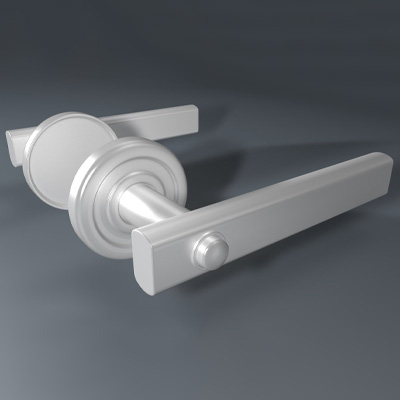 Door Handle Lever - 3D Model by jd94