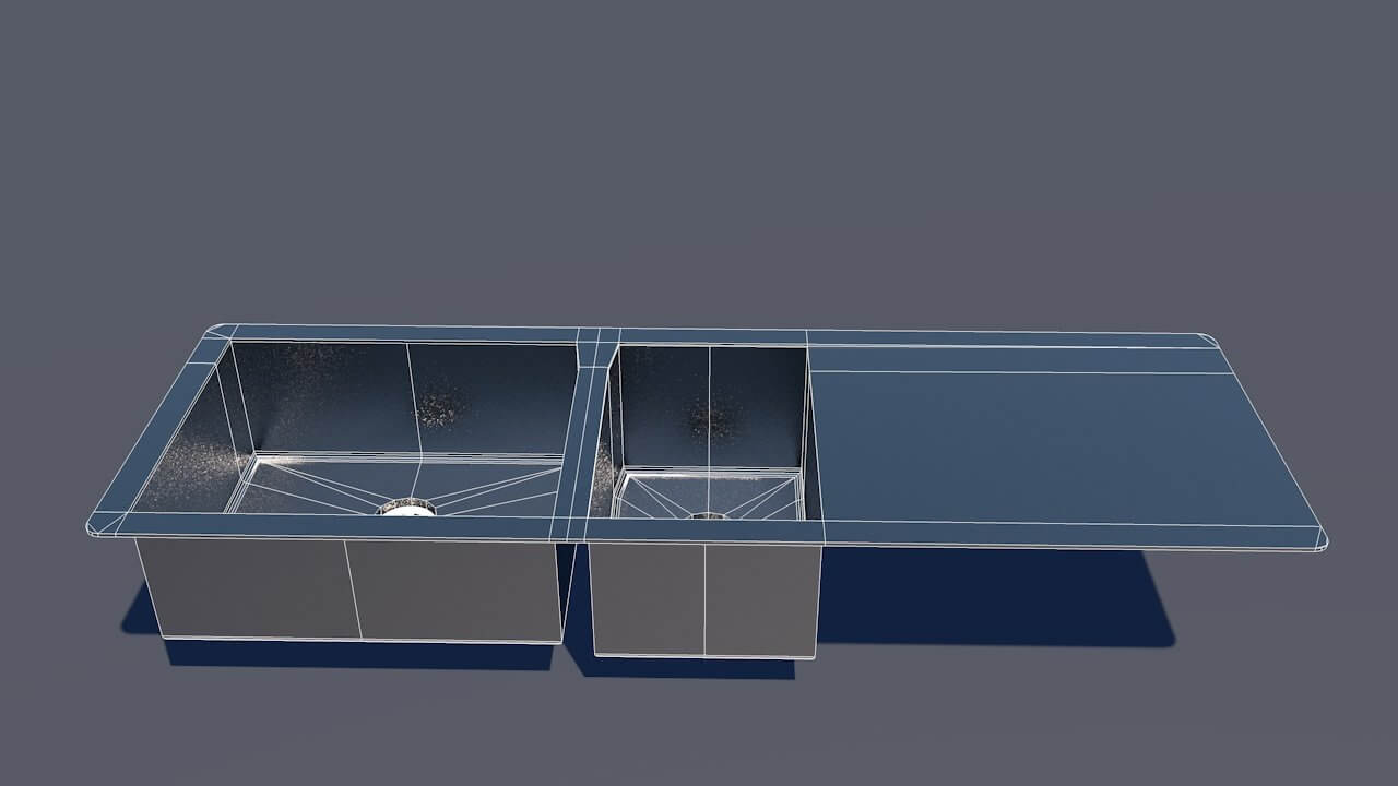 Kitchen Sink - 3D Model by jd94