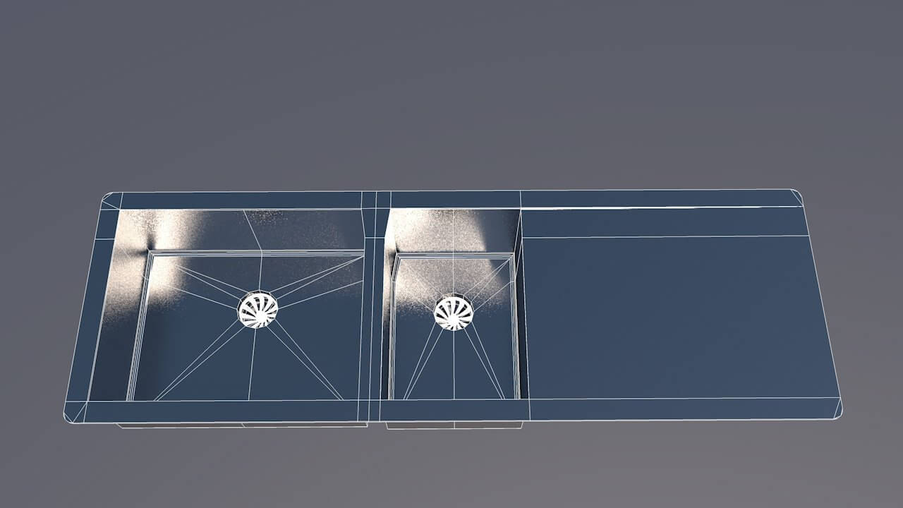 Kitchen Sink - 3D Model by jd94