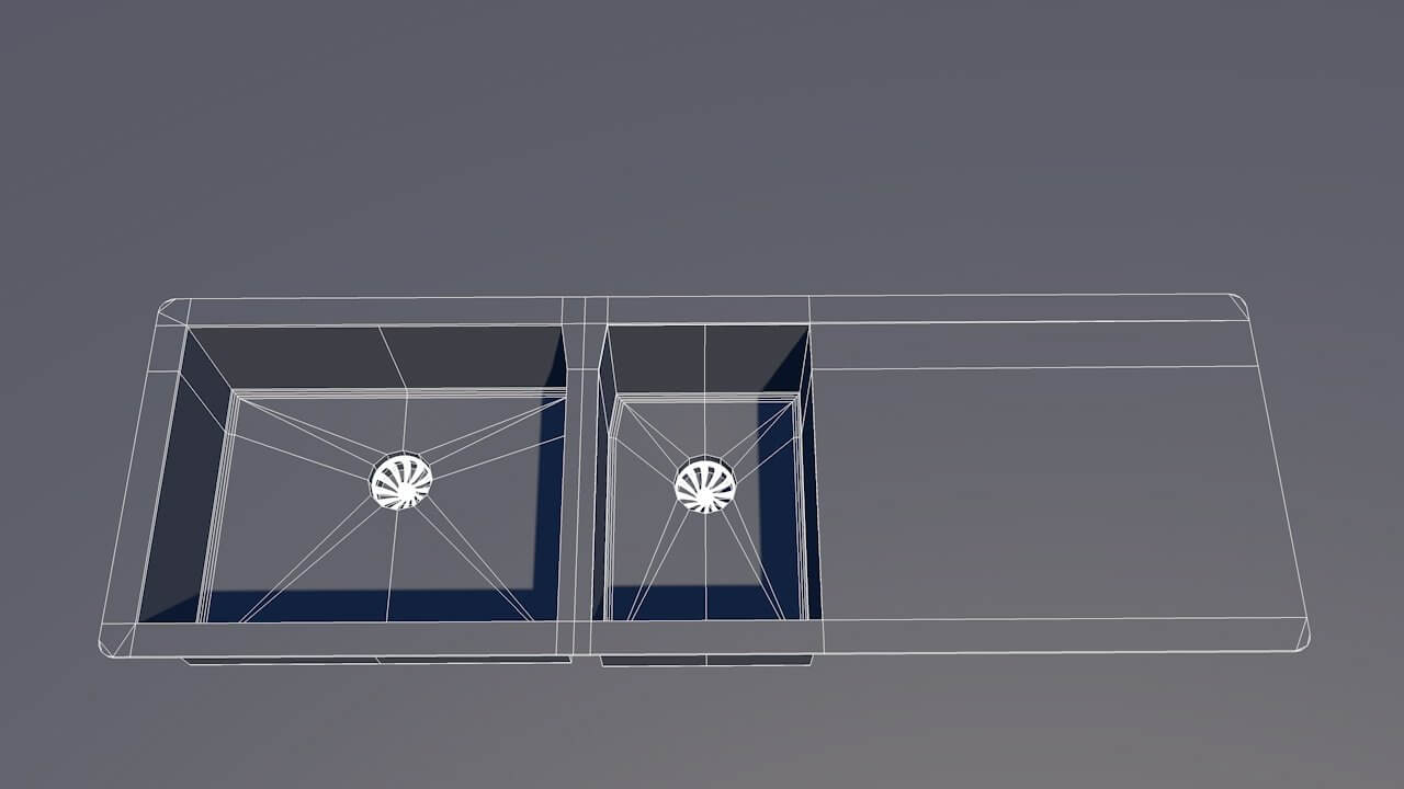 Kitchen Sink - 3D Model by jd94